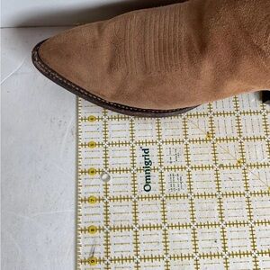 Tony Lama | Shoes | Vintage Tony Lama Full Rough Out Suede Cowboy Boots ...